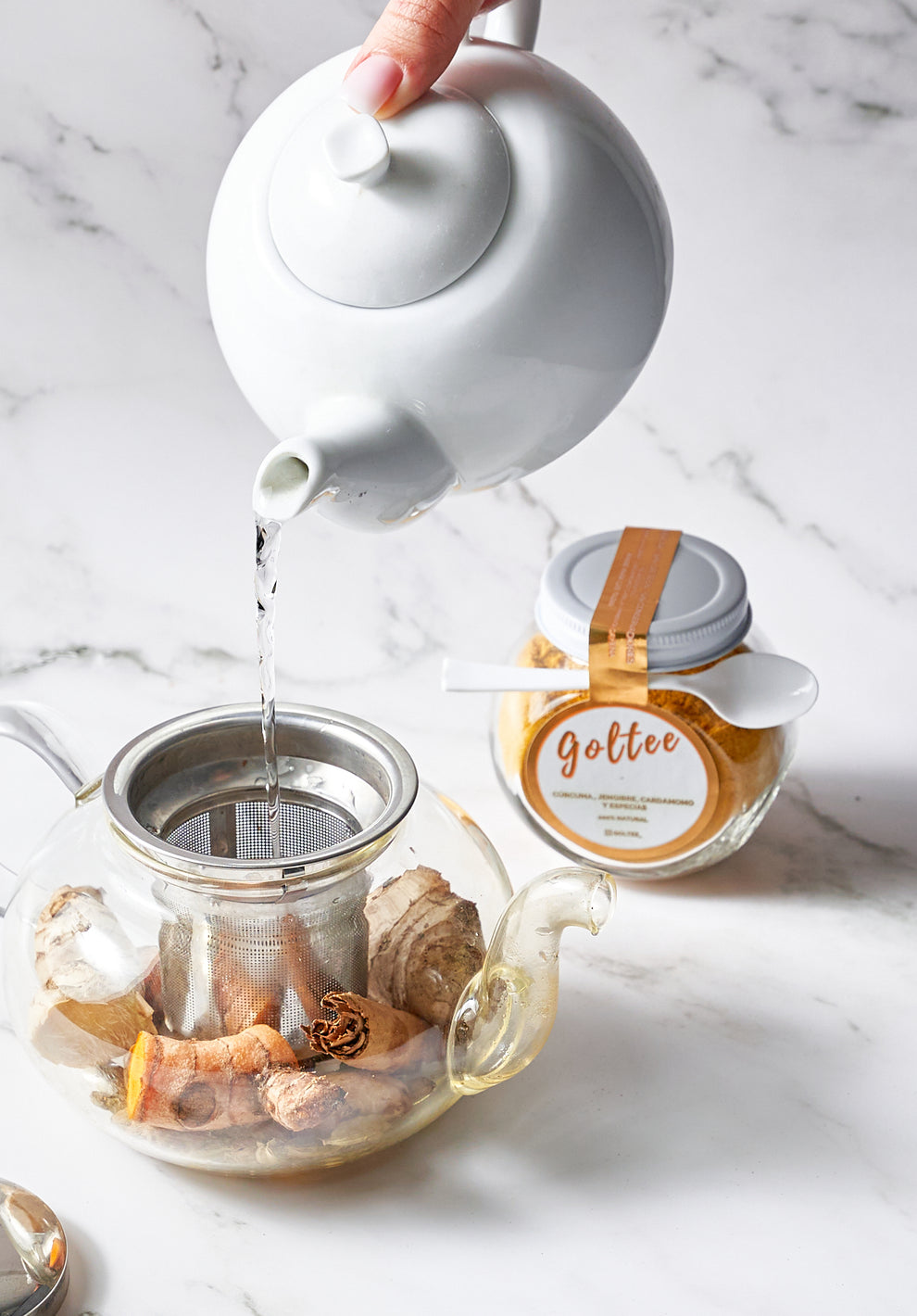 Goltee Golden Milk - Leche Dorada Cúrcuma, Jengibre, Cardamomo, Canela ...